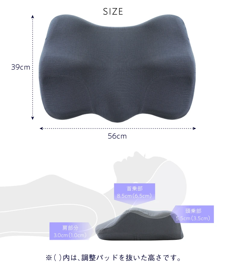 【公式】AS快眠枕3 RAKUNA｜快眠専門サイトNelture（ネルチャー）